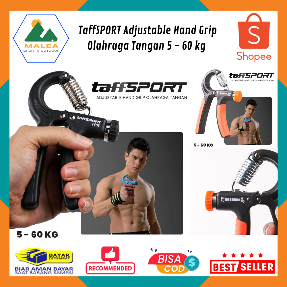 Jual Adjustable Hand Grip Olahraga Tangan 5 - 60 kg / Alat Penguat ...
