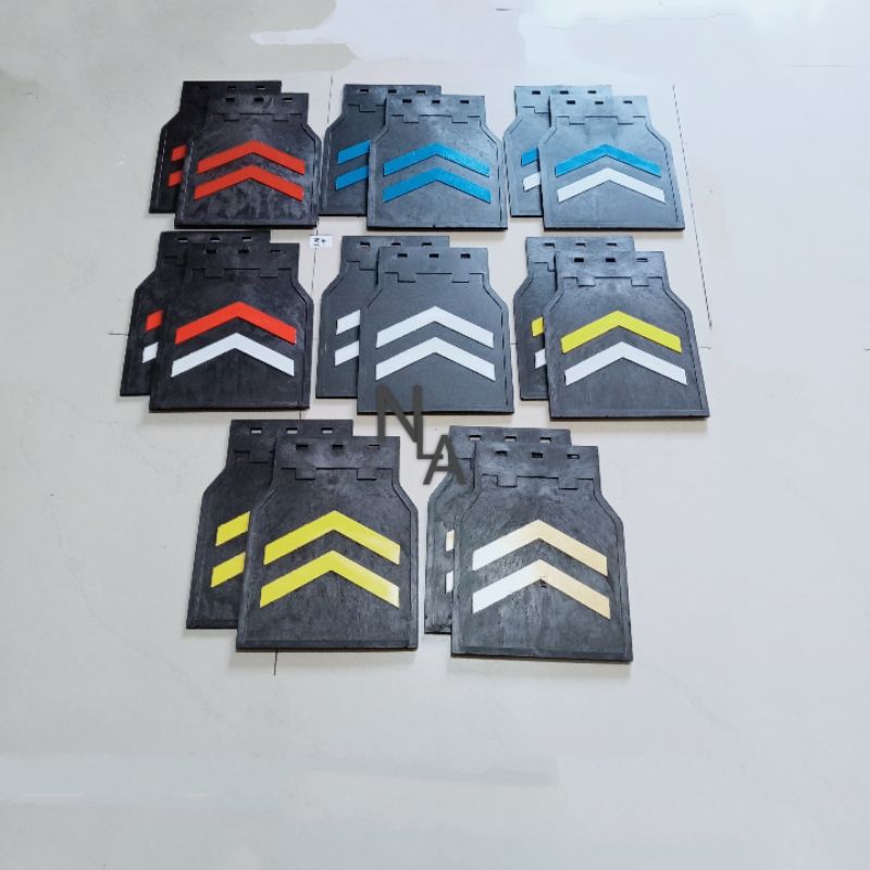 Jual Karpet Roda Karpet lumpur Sersan Hitam garis (1 Set=2 Lembar) UK ...