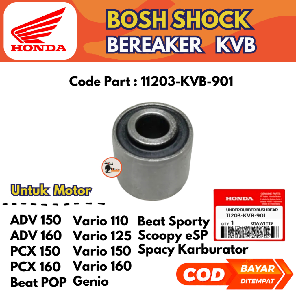 Jual Bos Shock belakang Vario , beat , Scoopy , Spacy , PCX , ADV ...