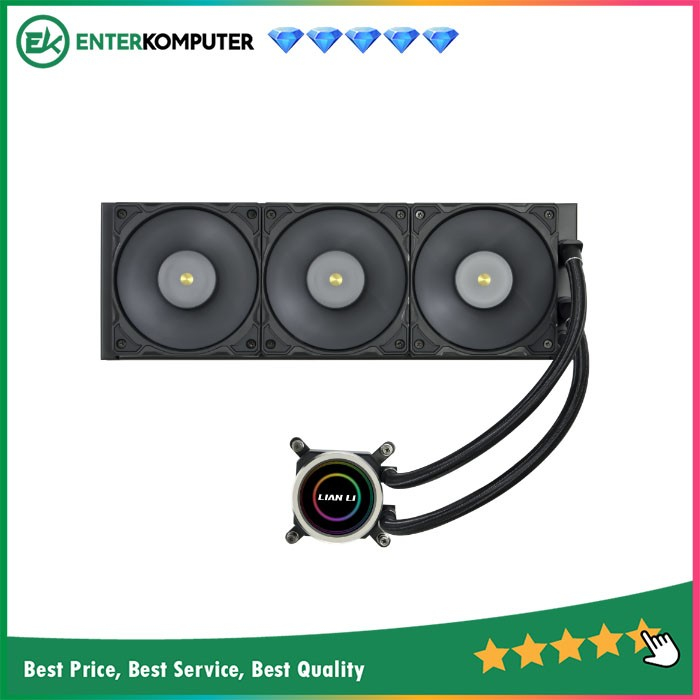 Jual LIAN LI GALAHAD II TRINITY PERFORMANCE FAN 360 BLACK - AIO COOLING ...