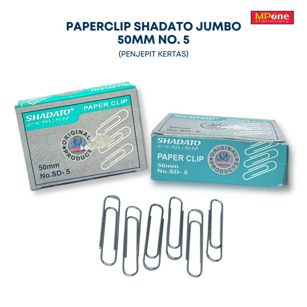Jual Paper Clip Kertas No. 5 / Klip Kertas Jumbo / Penjepit kertas ...