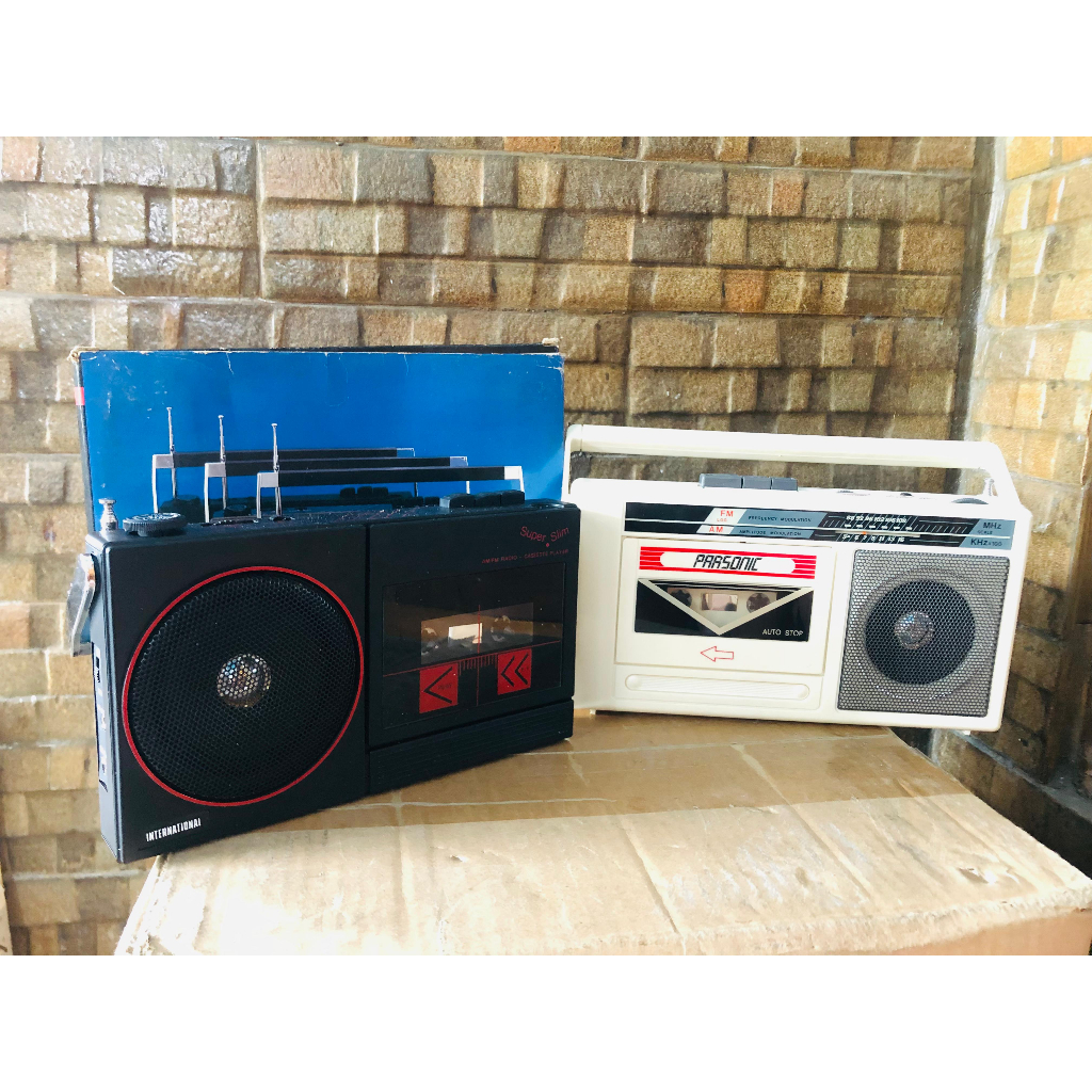 Jual RADIO JADUL PORTABLE RADIO AM FM VINTAGE OLD RADIO KASET PITA TAPE ...