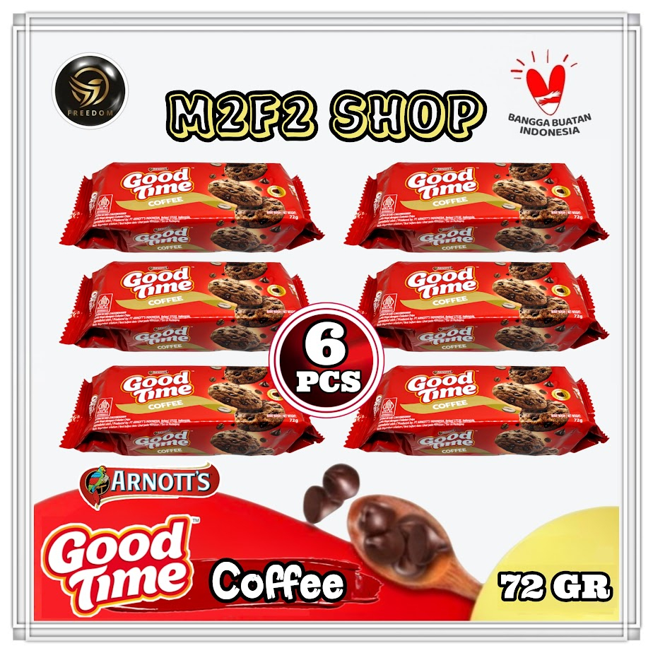Jual Good Time Coffee Cookies | Kukis Kopi - 72 gr (Kemasan 6 Pcs ...