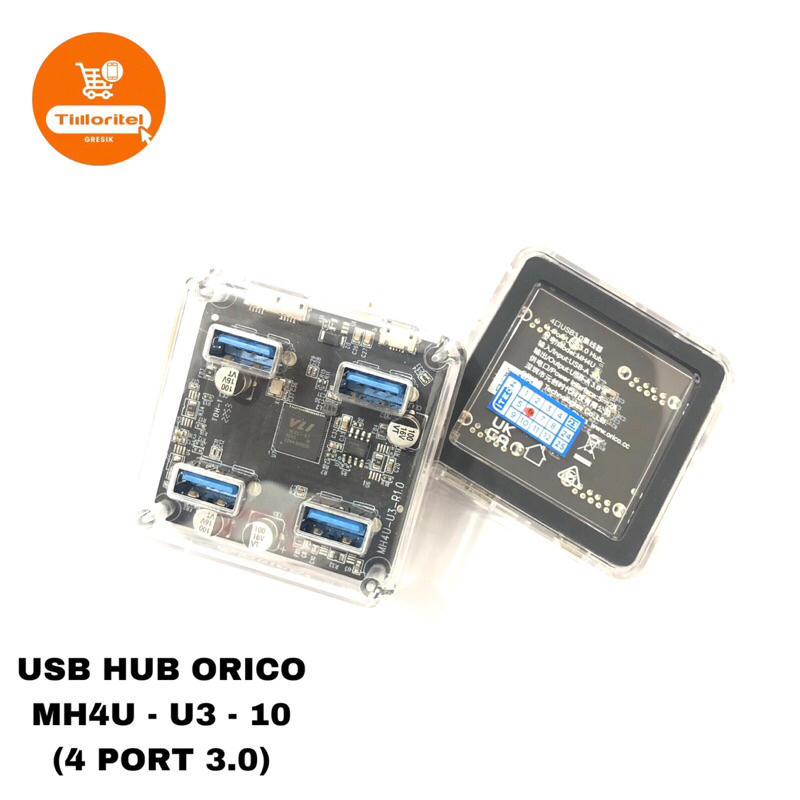 Jual USB HUB ORICO MH4U - U3 - 10 (4 PORT 3.0) | Shopee Indonesia