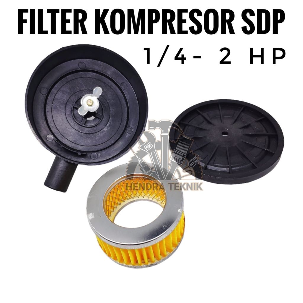 Jual AIR FILTER COMPRESSOR PLASTIK 1/4HP-2HP MODEL SDP SARINGAN UDARA ...
