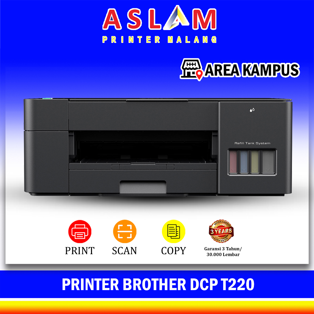 Jual Printer Brother Ink Tank DCP T220 Print Scan Copy A4 All in One ...