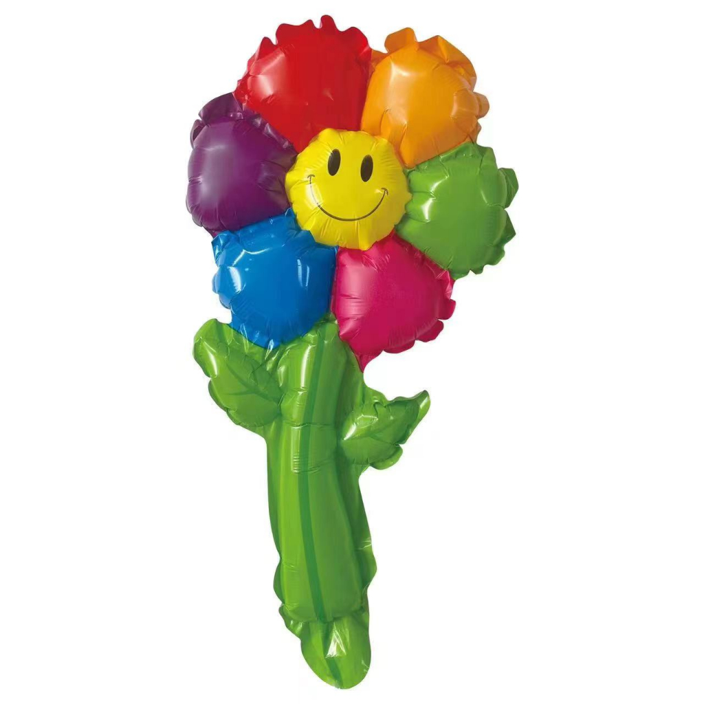 Jual balon bunga matahari Balon Foil Pentungan Bunga balon balon ulang ...