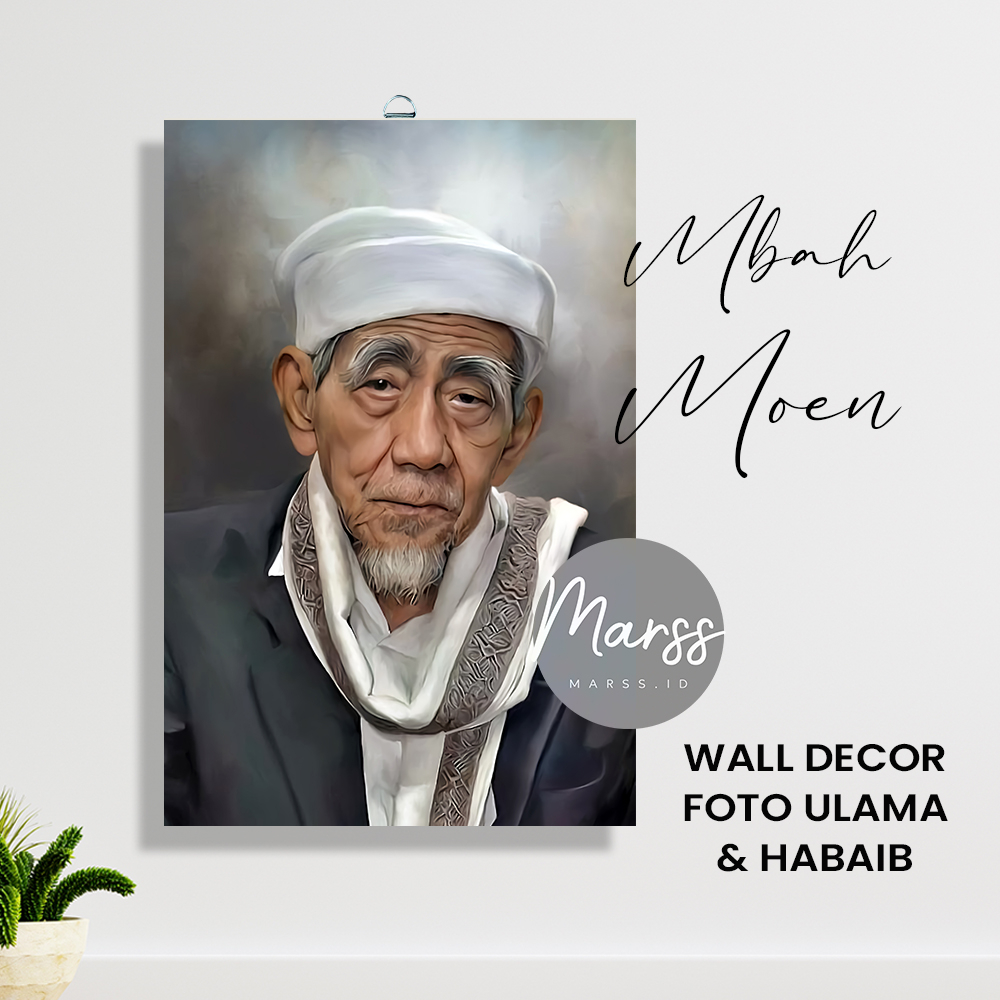 Jual Wall Decor Foto Ulama Habaib Mbah Maimun Zubair Mbah Moen | Shopee ...