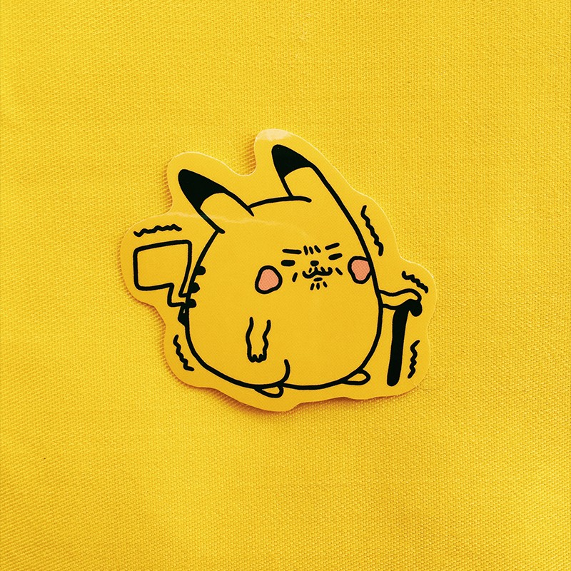 Jual Old Pikachu - Walk - Pokemon - Vinyl Sticker | Shopee Indonesia