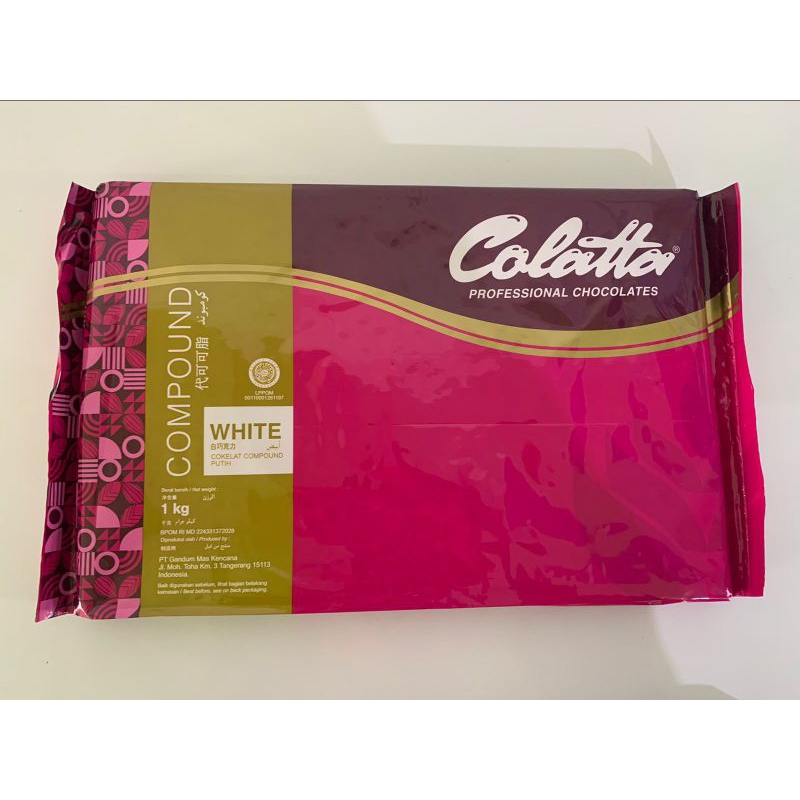 Jual COLATTA WHITE COMPOUND / COKLAT PUTIH COLATTA UKURAN 1KG DAN ...