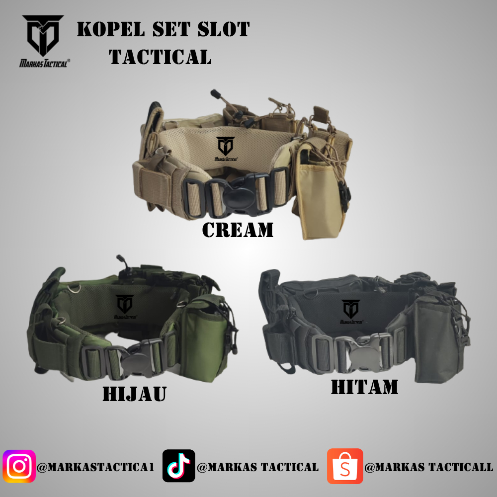 Jual TERBARU Kopel Set Tactical Cream | Kopel Set Lengkap | Kopel Set ...