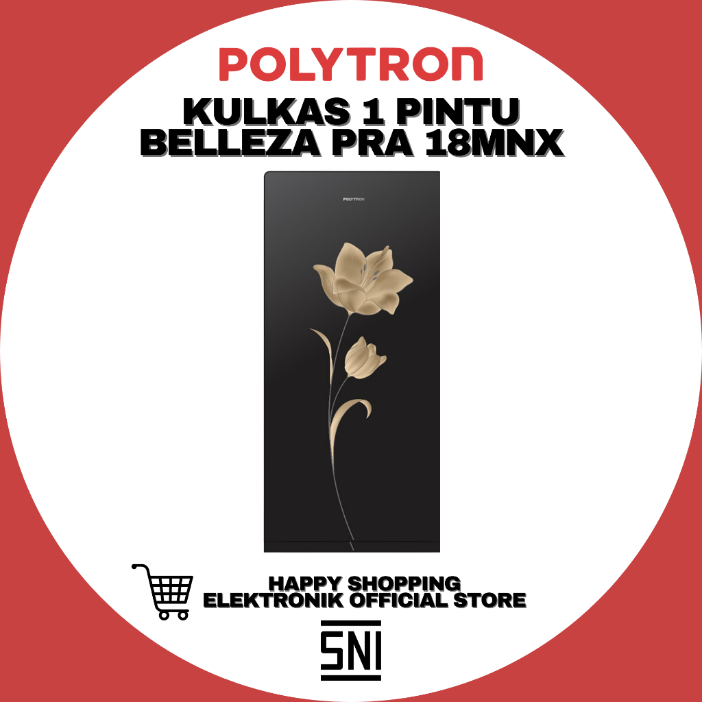 Jual Polytron Kulkas 1 Pintu Belleza PRA 18MNX - 180Liter/PRA18MNX ...