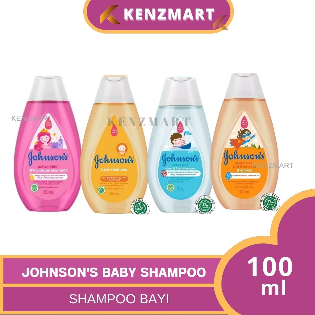 Jual JOHNSON'S BABY & KIDS SHAMPOO 100 ML / SHAMPOO BAYI & ANAK ...