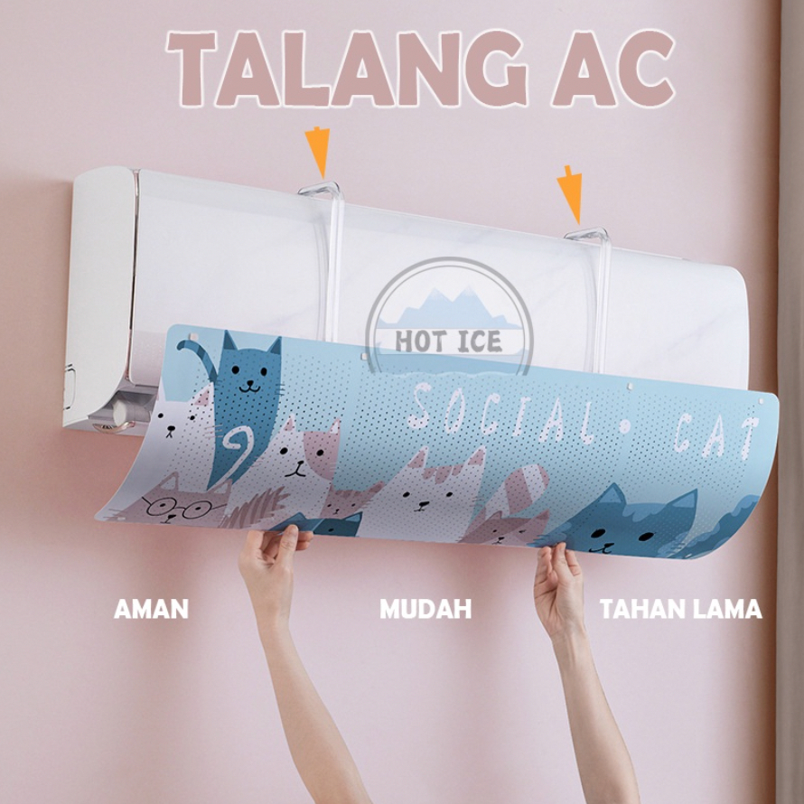 Jual Talang AC Penahan Angin AC Reflektor Air Conditioner Motif | Cover ...