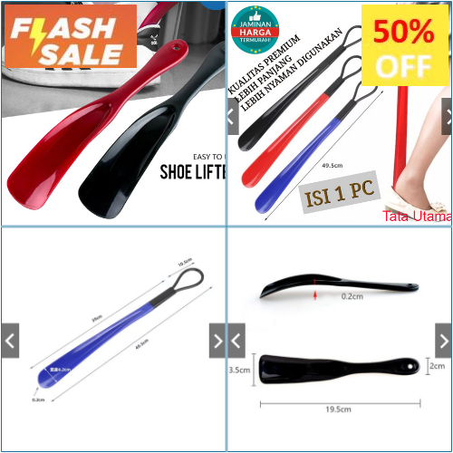 Jual Sendok Sepatu Panjang Alat Bantu Pakai Aksesoris Shoe horn Spoon ...