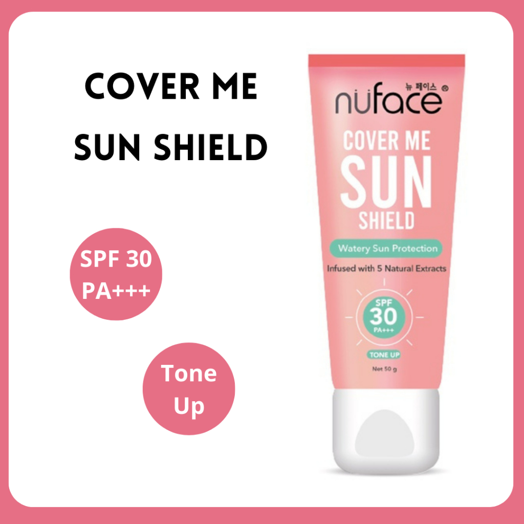 Jual Nuface Cover Me Sun Shield Tone Up SPF 30 PA+++ / Sunscreen Wajah ...