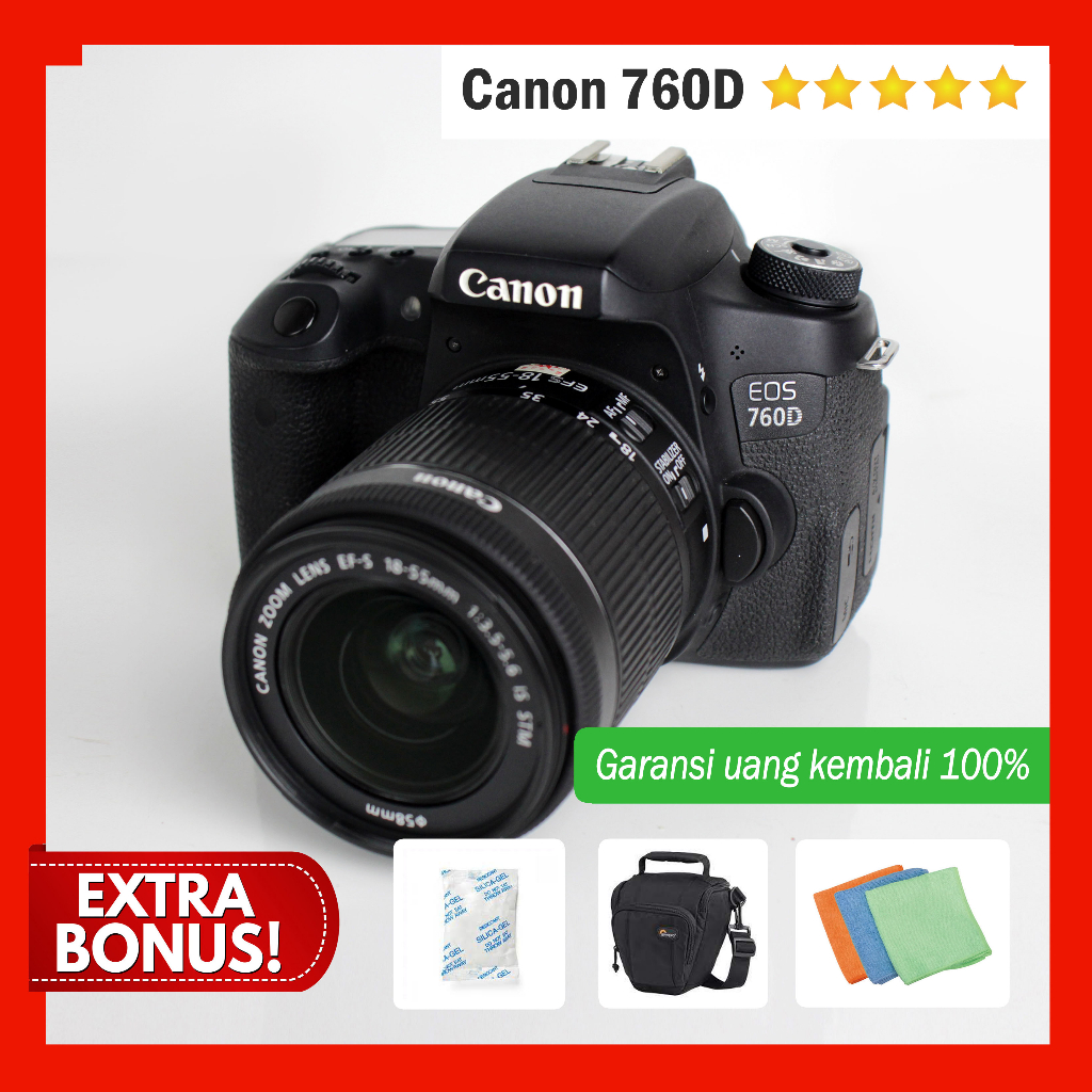 Jual Canon 760D Kamera DSLR Terbaik | Shopee Indonesia