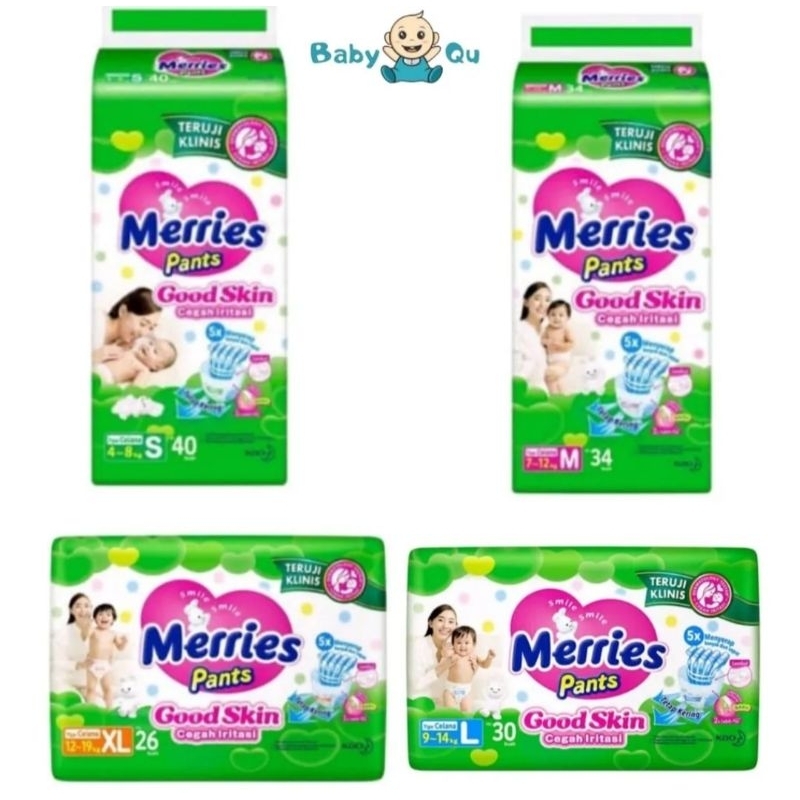 Jual MERRIES PANTS NB-S-40/L30/M34 / XL26 | Shopee Indonesia