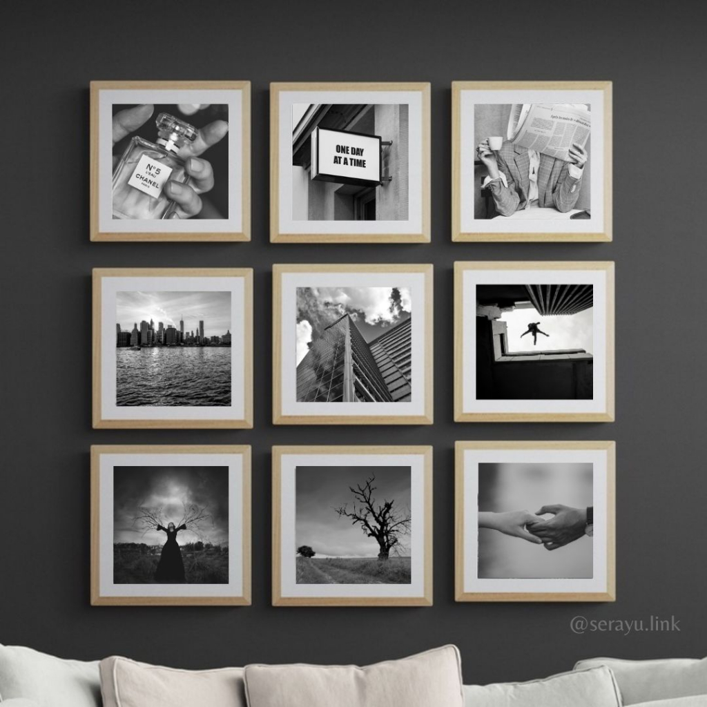 Jual Bingkai Foto Frame Kayu + Cetak Foto Monokrom dan Berwarna Ukuran ...