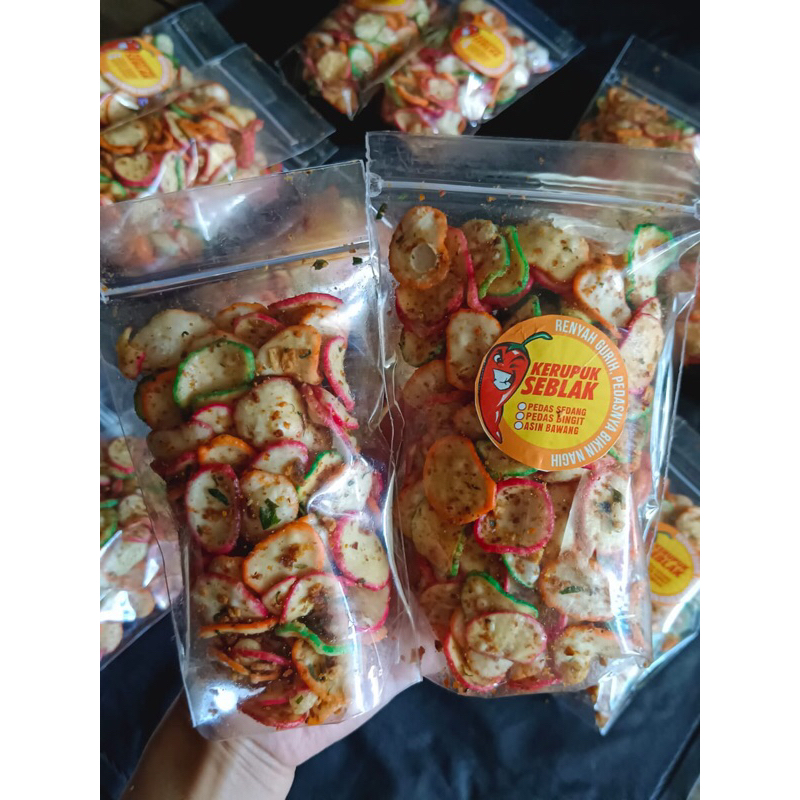 Jual Kerupuk seblak renyah/ kerupuk bantet / kerupuk seblak kering ...