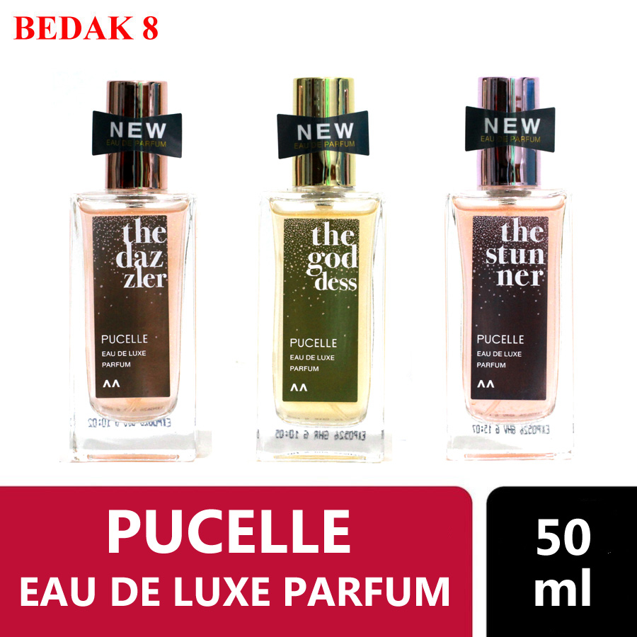 Jual Pucelle Eau de luxe Parfume 50 ml [INCLUDE BUBBLE WRAP] | Shopee ...