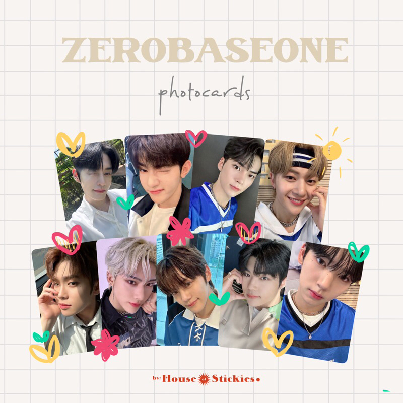 Jual Zerobaseone ZB1 Unofficial Photocard Boyfie Selca | Shopee Indonesia