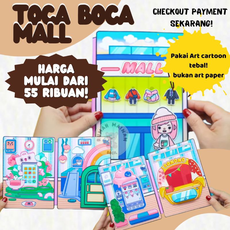 Jual PAPER DOLL TOCA BOCA PAPERDOLL MAINAN EDUKASI MAINAN KERTAS ...