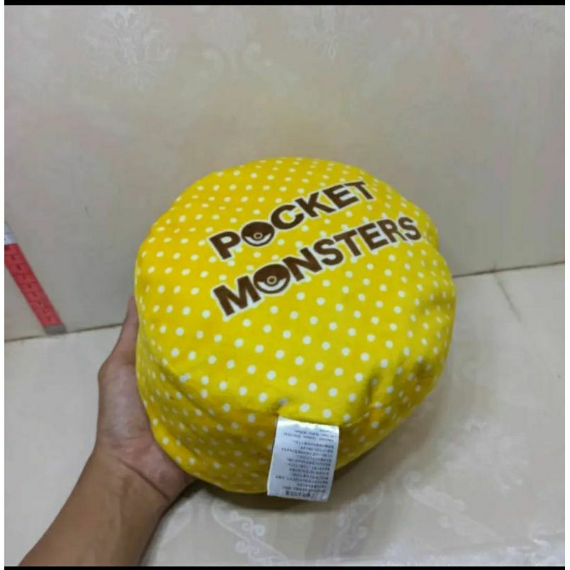 Jual boneka pokemon bantal pikachu puff mochi original puff cushion ...
