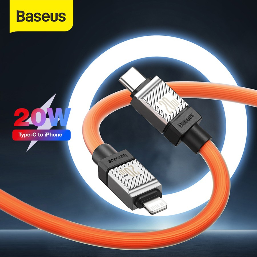 Jual BASEUS COOLPLAY Kabel Data iPhone Fast Charging Type-C to IP PD ...