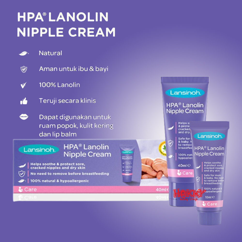 Jual LANSINOH HPA Lanolin For Sore Nipples Cream | Nipple Cream | Krim ...