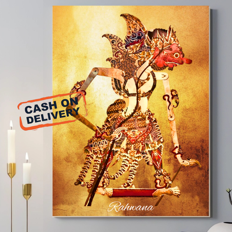 Jual Poster Wayang Kulit Rahwana Untuk Hiasan Dinding Atau Wall Dekor ...