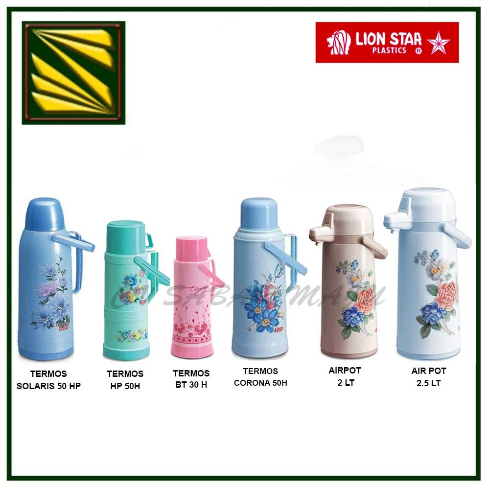 Jual Lionstar Thermos / Termos Air Panas Lion Star Solaris, Corona, LS BT 30H dan HP 50 H ...