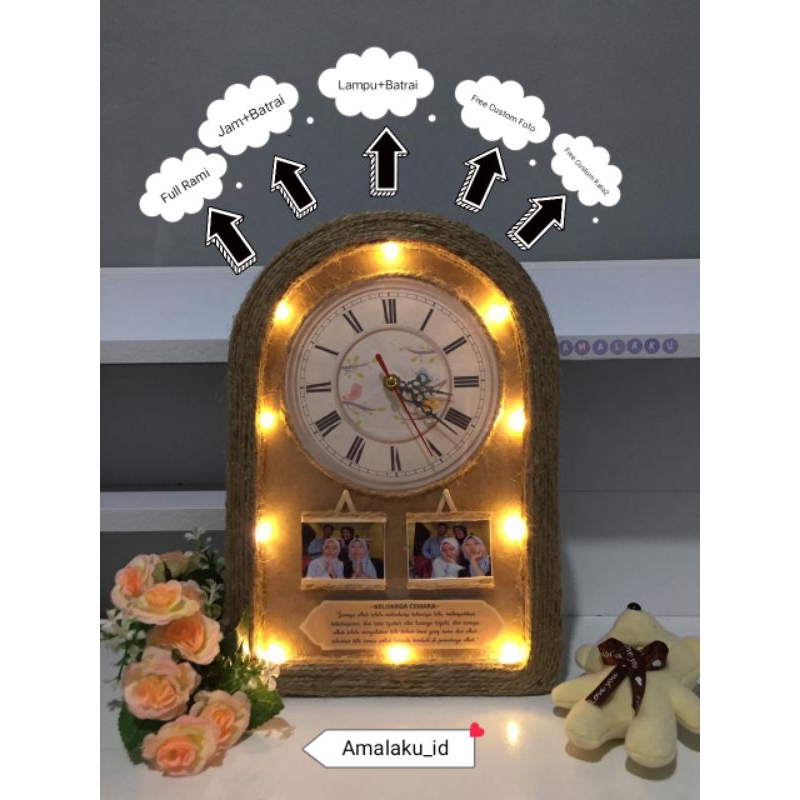 Jual Jam Dinding Custom, Frame Unik, Mahar Jam analog, jam dinding, jam ...
