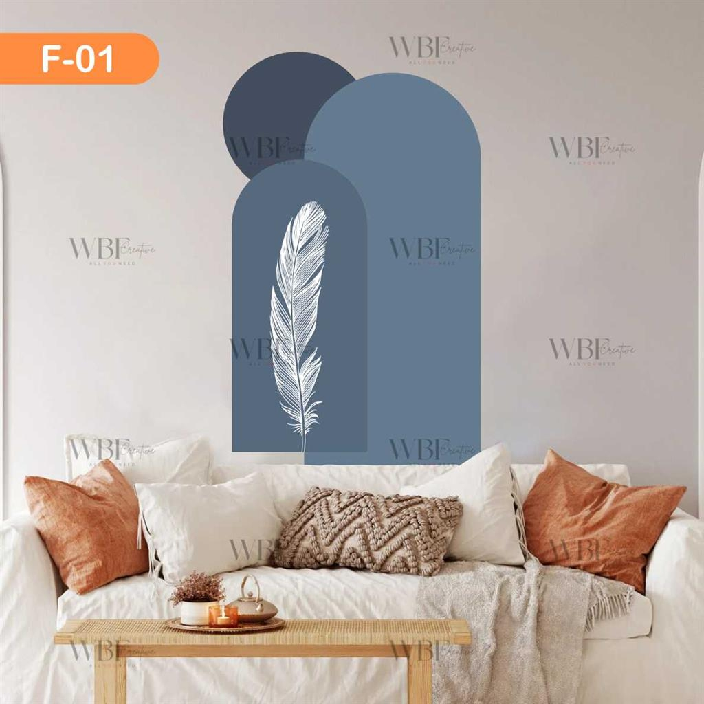Jual STICKER DINDING ARCH BULAT BULU - WALLPAPER DINDING MURAH | Shopee ...