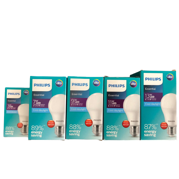 Jual Lampu Philips LED Essential 3W, 5W, 7W, 9W, 11W, 13W | Shopee Indonesia