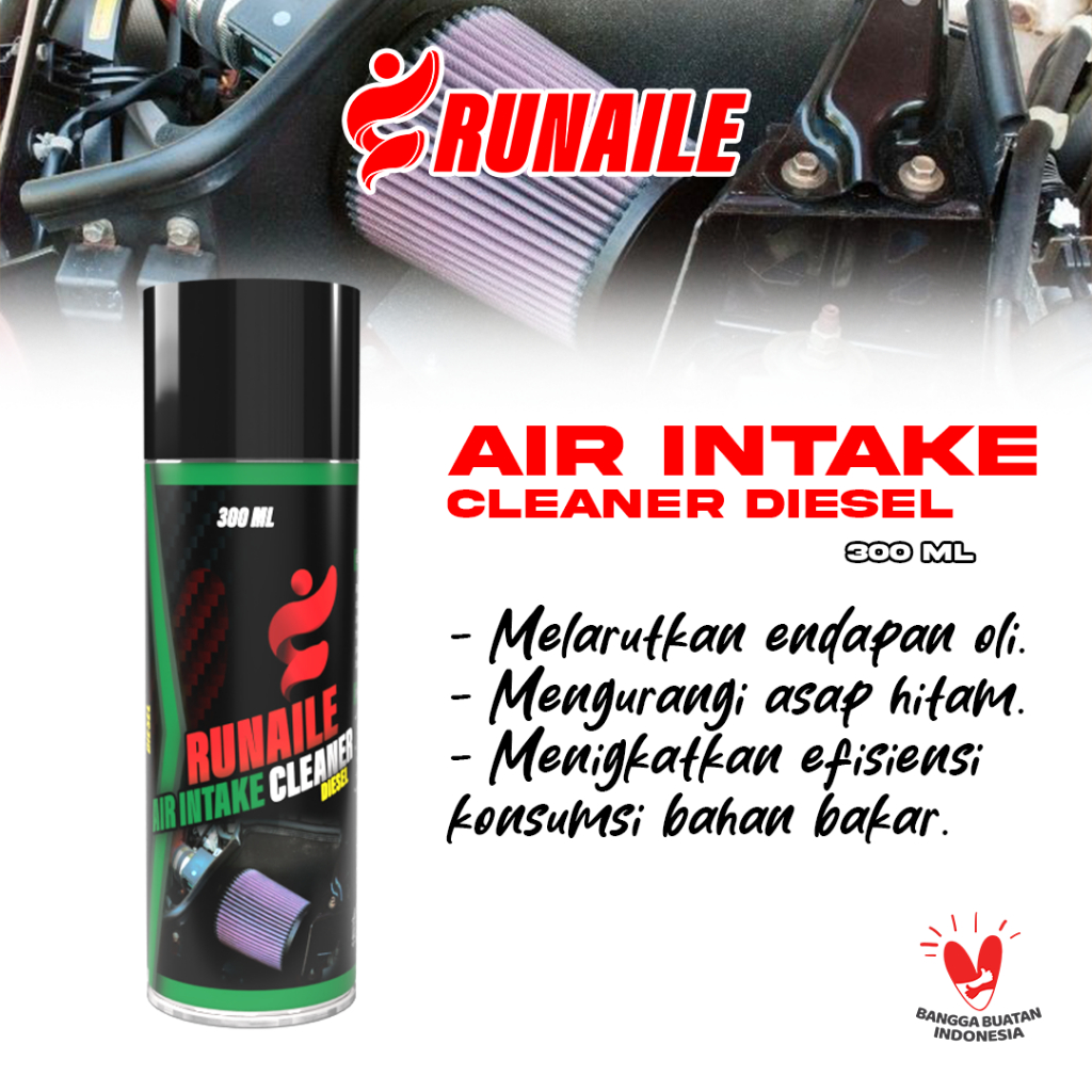 Jual RUNAILE AIR INTAKE CLEANER DIESEL 300ML | Shopee Indonesia