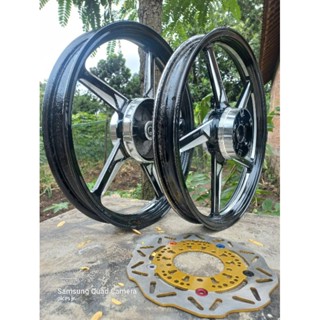 Jual velg vixion old ring 17 original bubut modif model enkei / enkei ...