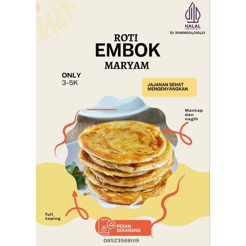 Jual ROTI EMBOK MARYAM | Shopee Indonesia