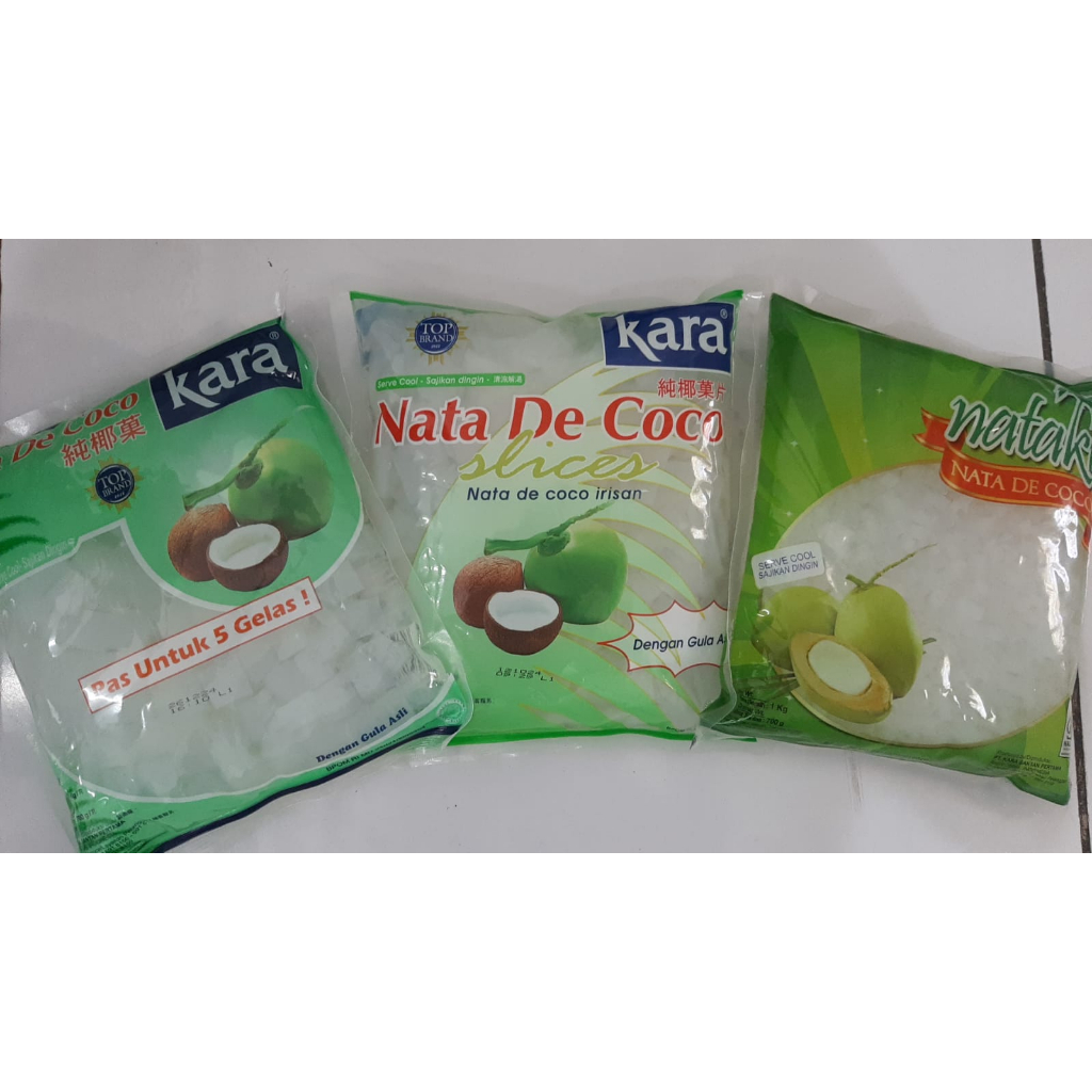 Jual Natadecoco slice 1kg/ Nata Decoco Kotak/ Nataku 1kg/ Nata De Coco ...