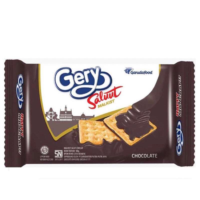 Jual Gery Saluut Malkist 100g cokelat sweet cheese kelapa | Shopee ...