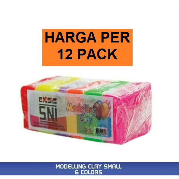 Jual Lilin Mainan / Plastisin Warna Warni / Clay Smaill (12 PAK ...