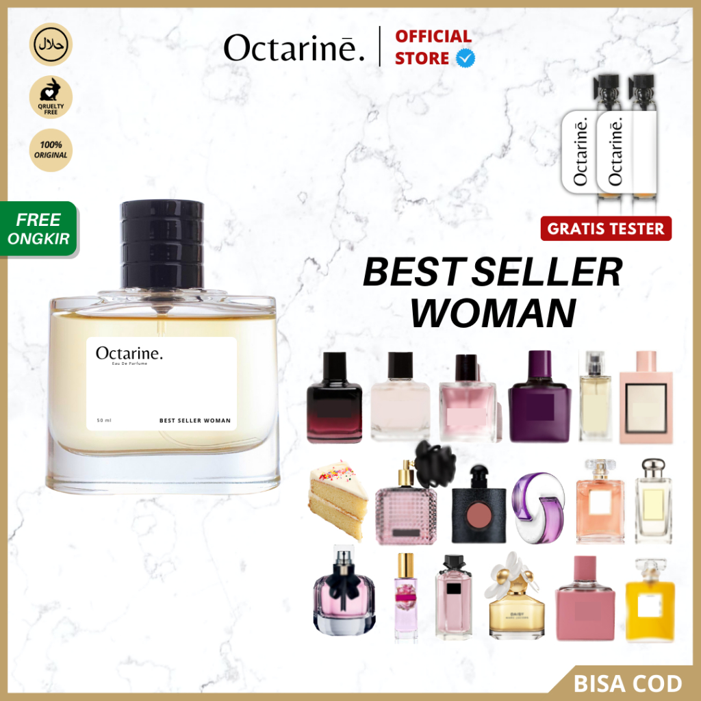 Jual Octarine - Parfum Wanita Tahan Lama Aroma Fresh Sexy BEST SELLER WOMAN | Farfum Parfume ...