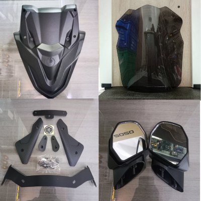 Jual Cover body nmax new cover bodi depan set spion visor nmax baru ...