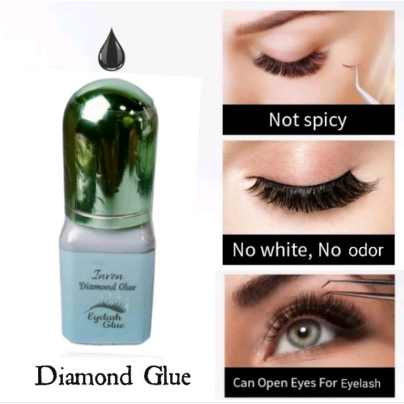 Jual Diamond Glue Inven 5ml TIDAK PERIH Glue Eyelash Extension BEST ...