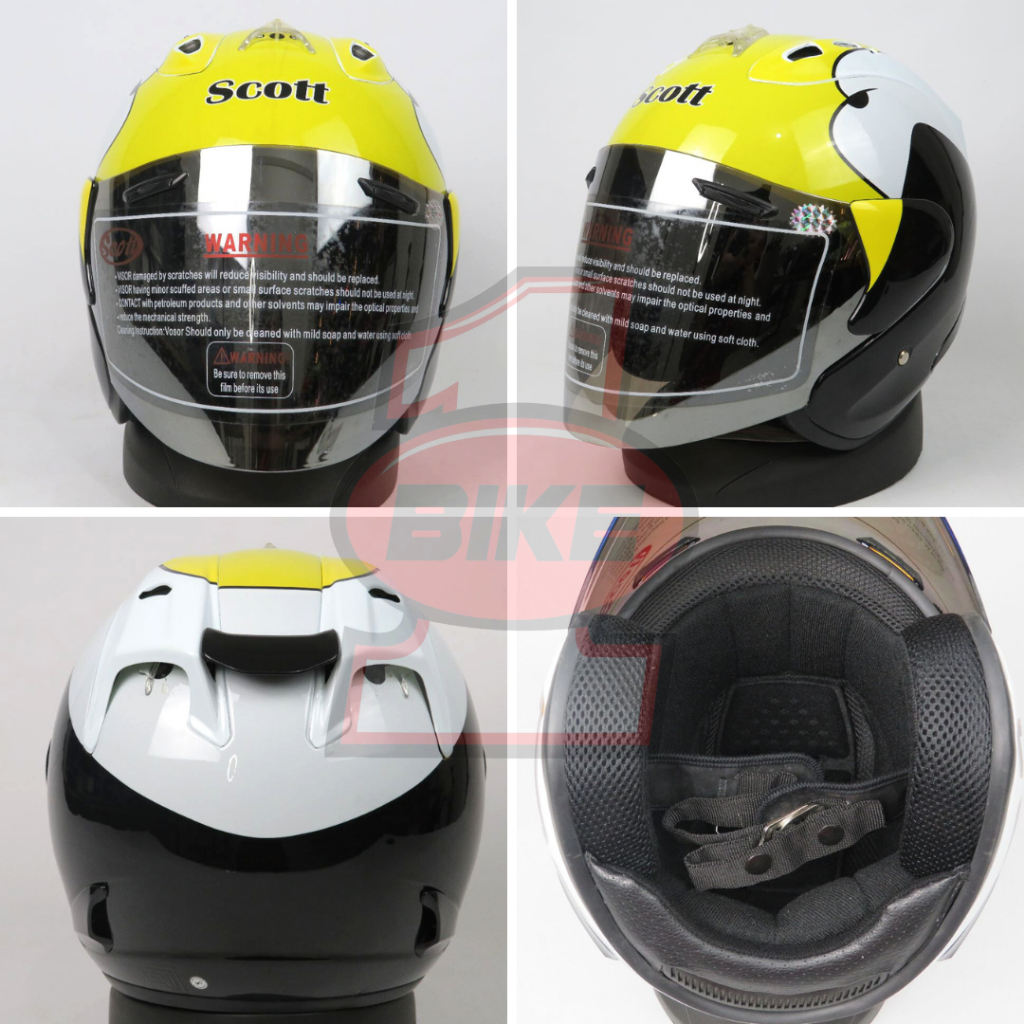 Jual Helm Scott RAM 4/ R5 Helm Half Face + Free stiker / Helm half face ...