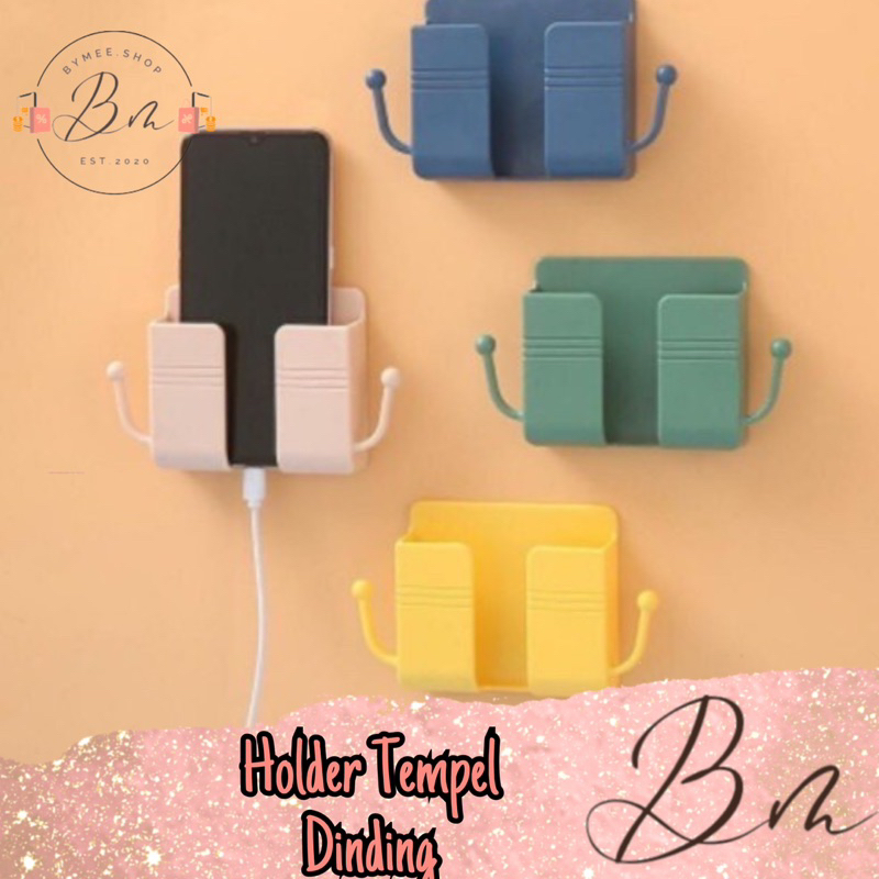 Jual BMS Holder HP Multifungsi Tempel Dinding Kuat Kokoh | Shopee Indonesia