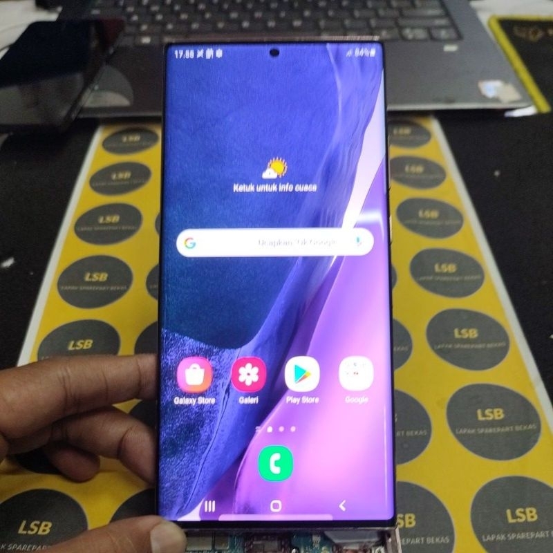 Jual LCD FULLSET FRAME SAMSUNG NOTE 20 ULTRA N985F MSYTIC BRONZE ...