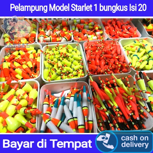 Jual Pelampung Pancing Isi 20 Pcs Model Starlite Kayu Campur | Shopee ...