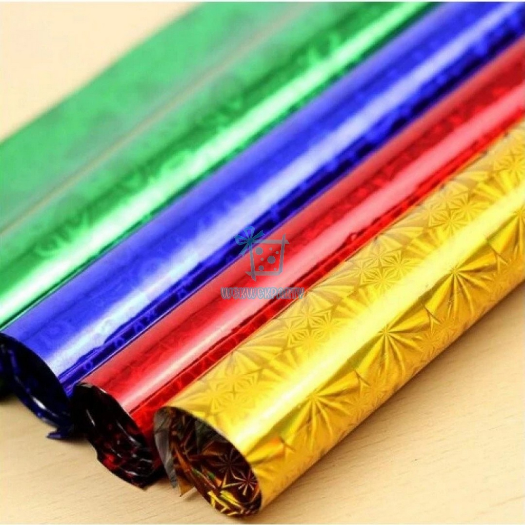 Jual Bungkus Kado HOLOGRAM Plastik Parcel Pembungkus Kertas Kado ...