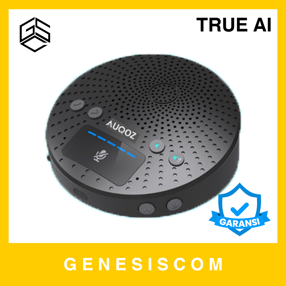 Jual Speaker AUQOZ True AI Bluetooth + Mic Conference Microphone Wireless Meeting Speakerphone ...